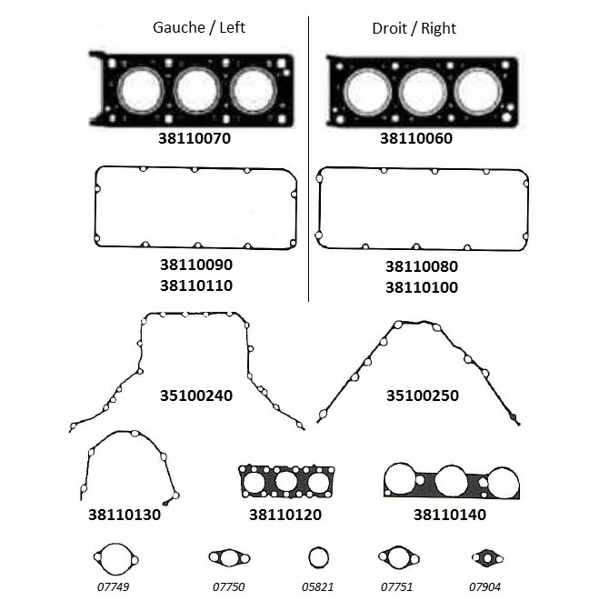 Joint Extérieur du Carter de Distribution V6 PRV | Adi Auto - Pièces de ...