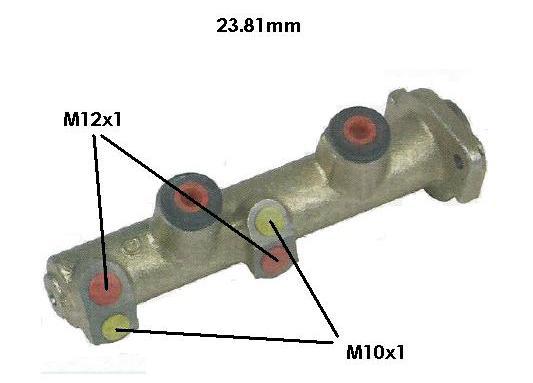 Maître Cylindre de Frein Alpine V6 & R25 23.81mm | Adi Auto - Pièces de ...
